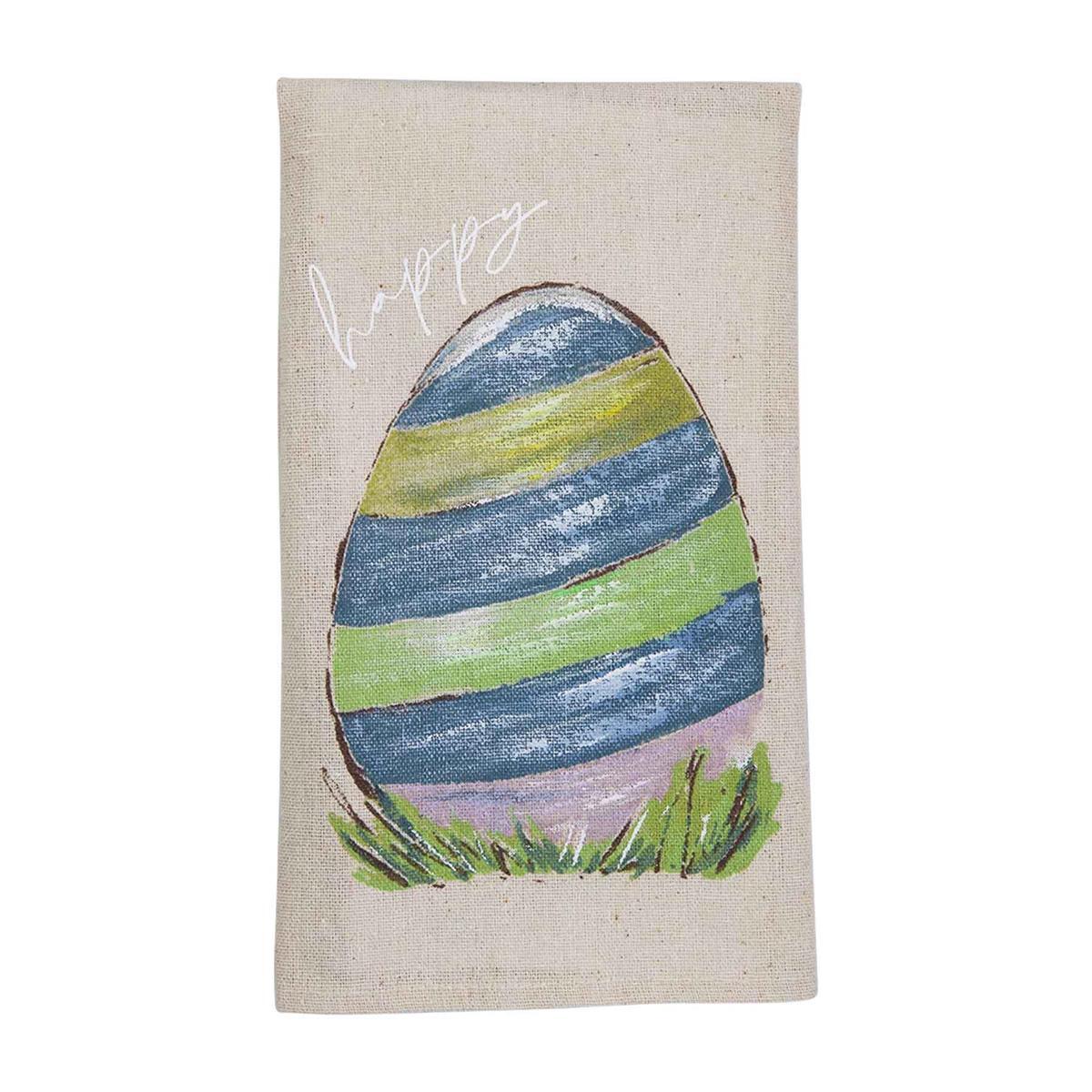 Egg Painted Easter Towel | The Shabby Loft